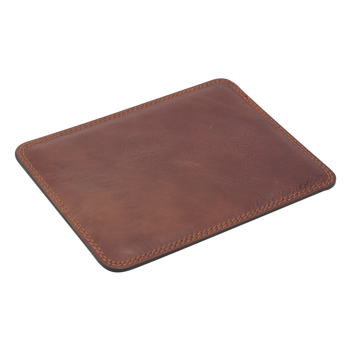 Leather mouse pad - brown | 761089MA US | Old Angler Firenze
