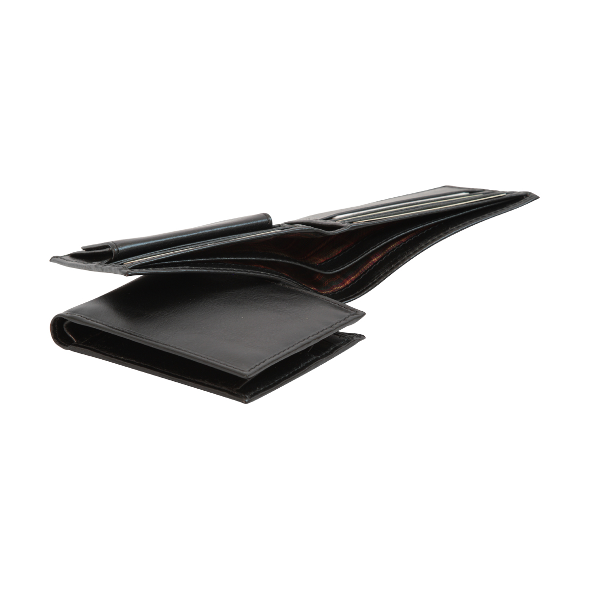 Leather wallet with coin pocket and RFID - black|802389NE|Old Angler ...
