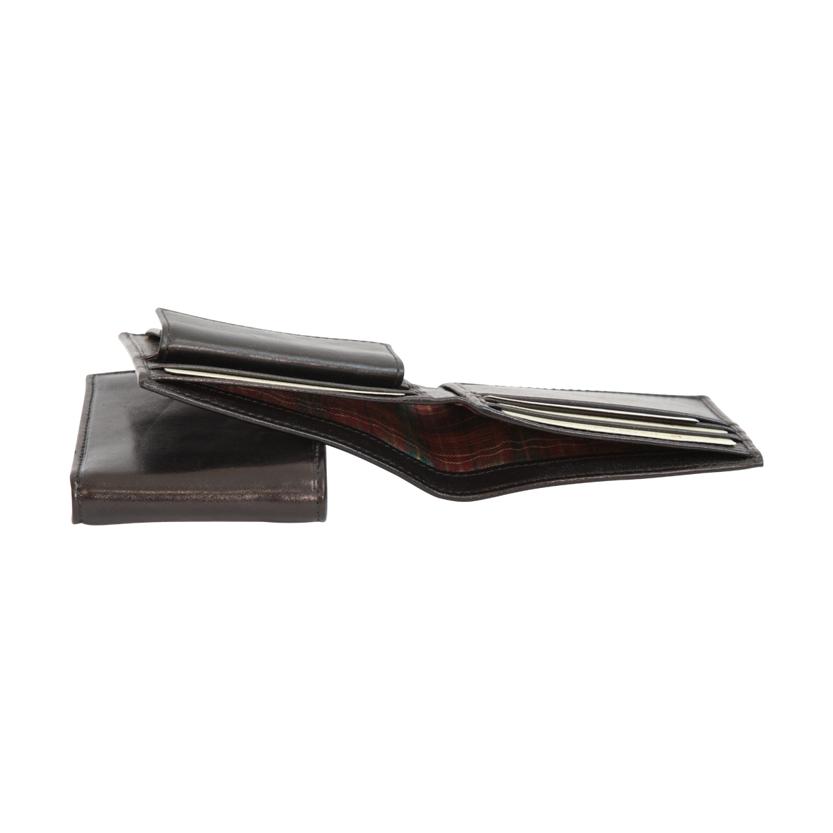 Leather wallet with RFID- black|802589NE|Old Angler Firenze